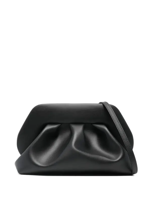 THEMOIRE Bios Medium Vegan Leather Clutch - Black