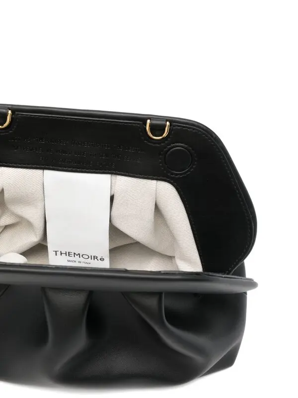 THEMOIRE Bios Medium Vegan Leather Clutch - Black