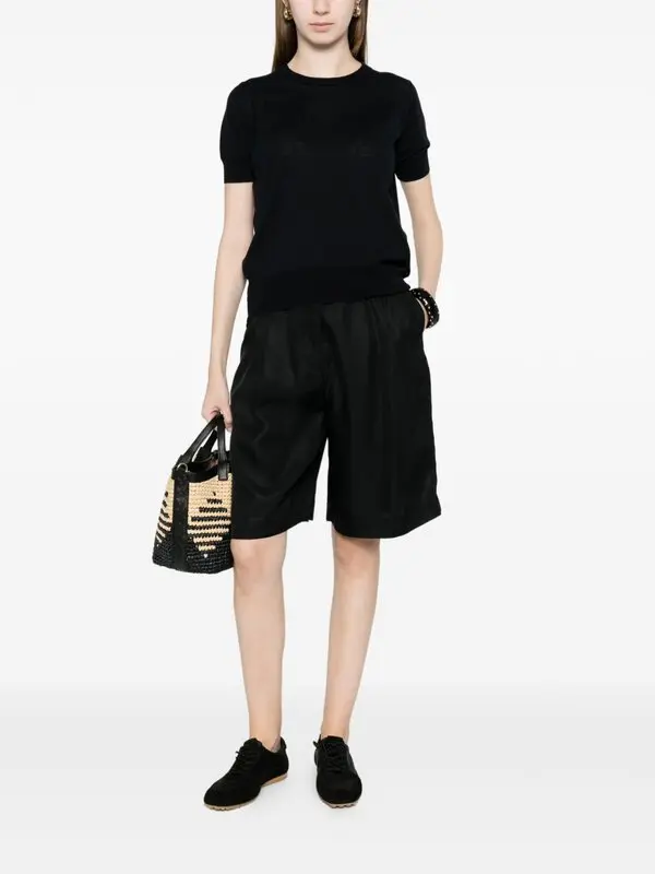 CT PLAGE Crewneck Cotton And Silk Sweater