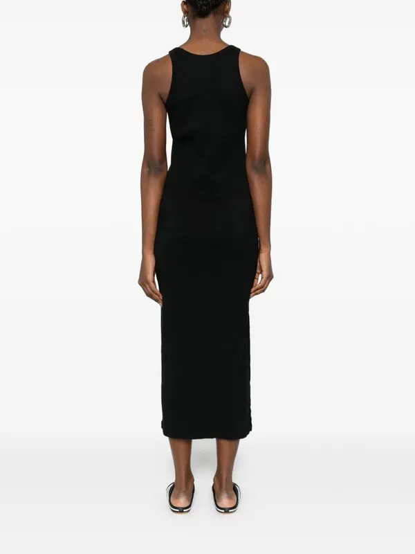 Maison Kitsuné Logo Ribbed Tank Dress