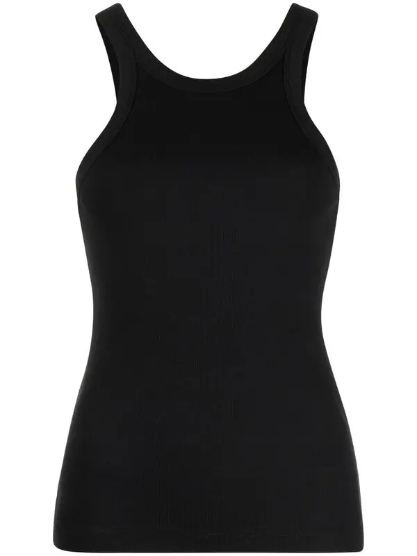 TOTEME Organic Cotton Tank Top - Black