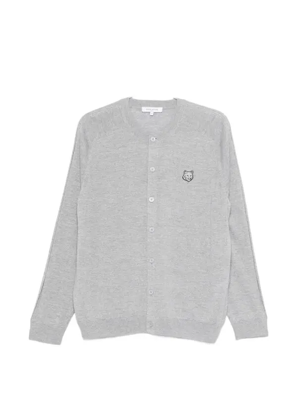 Maison Kitsuné Fox Head Wool Cardigan
