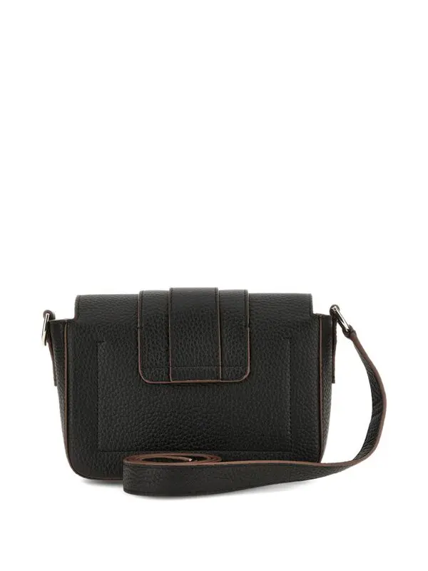 Hogan Leather Crossbody Bag - Black