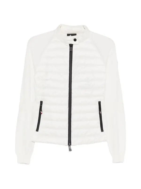 Moncler Padded Cardigan - White