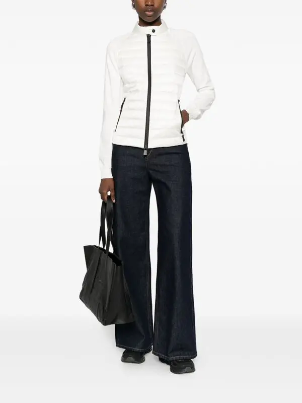 Moncler Padded Cardigan - White