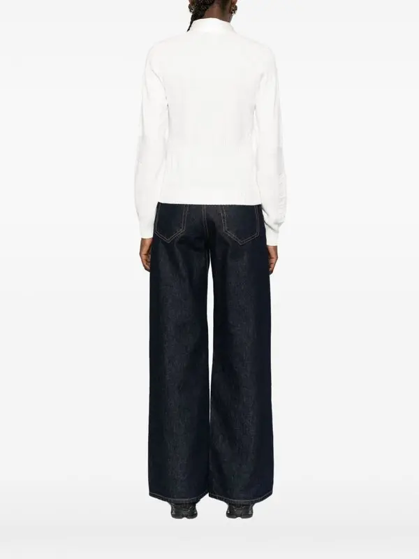 Moncler Padded Cardigan - White