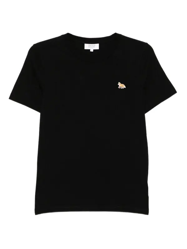 Maison Kitsuné Baby Fox Cotton T-shirt - Black
