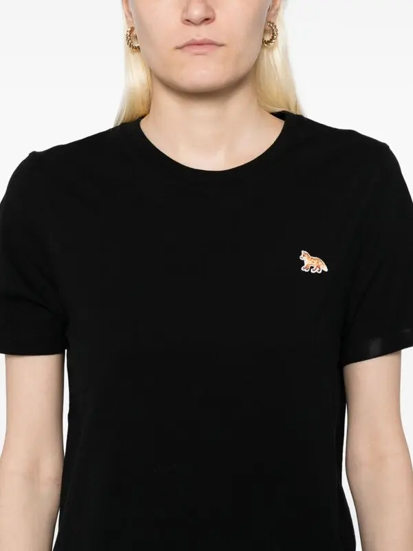 Maison Kitsuné Baby Fox Cotton T-shirt - Black