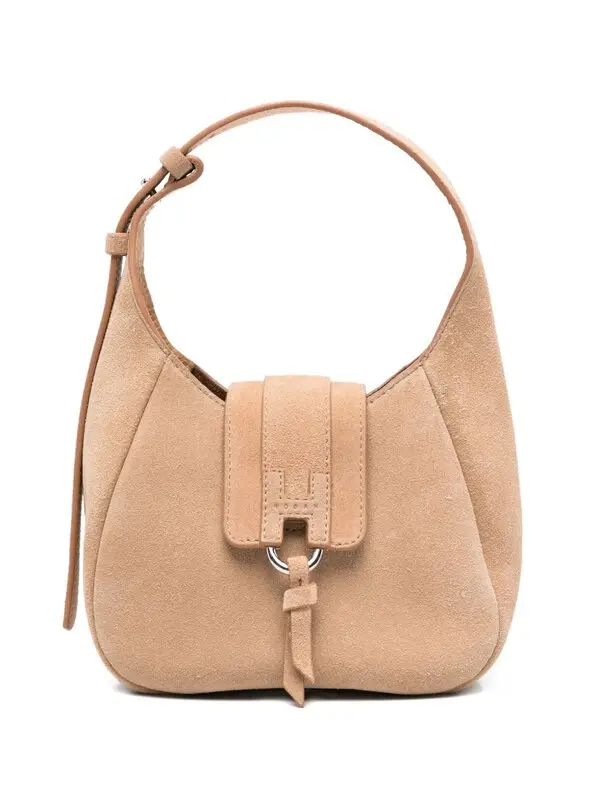 Hogan Leather Top Handle Bag - White