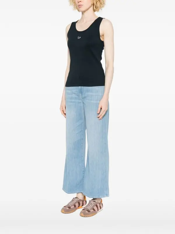 Maison Kitsuné Cotton Tank Top - Blue