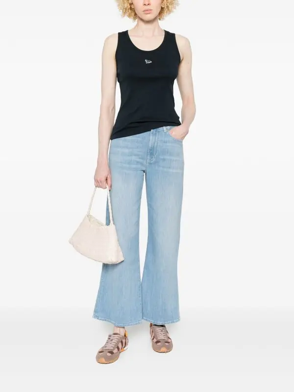Maison Kitsuné Cotton Tank Top - Blue