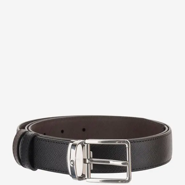 Montblanc Reversible Leather Belt - Red