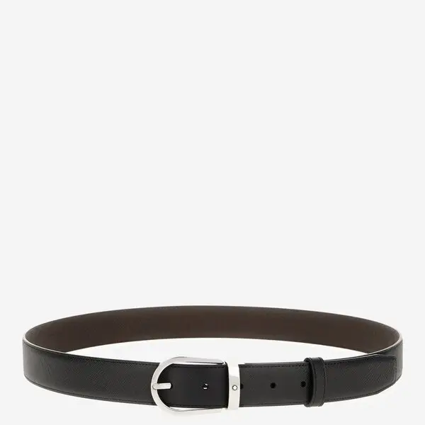 Montblanc Reversible Leather Belt - Red