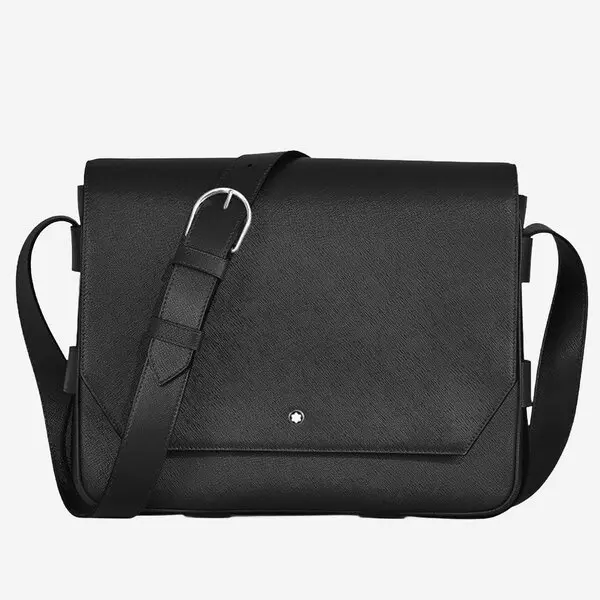 Montblanc Tailored Leather Shoulder Bag - Black