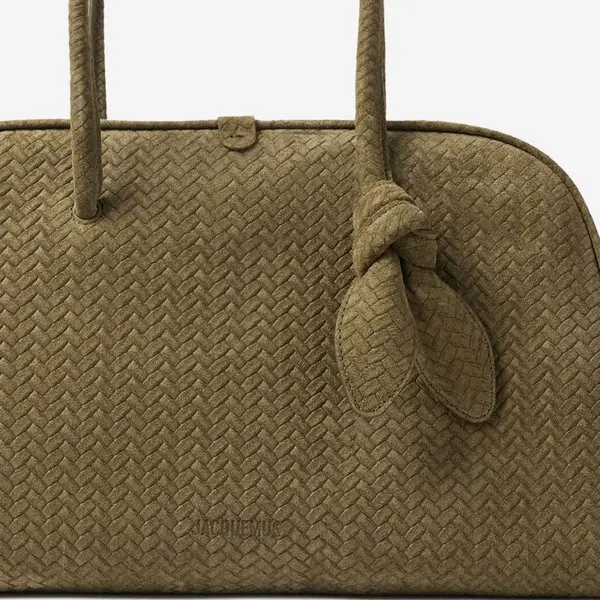 Jacquemus Small Bowling Bag - Khaki