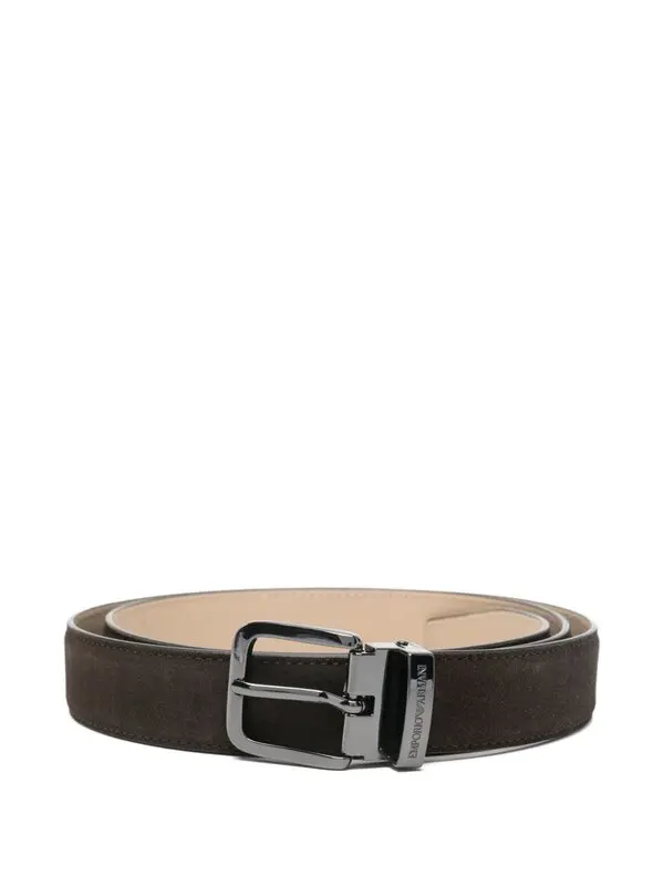 Emporio Armani Leather Belt - Brown