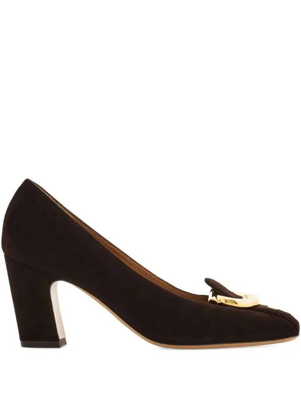 FERRAGAMO Leather Pumps - Brown
