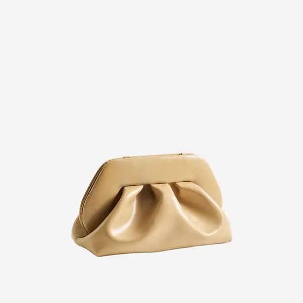 THEMOIRE Tia Vegan Fabric Bag - Beige
