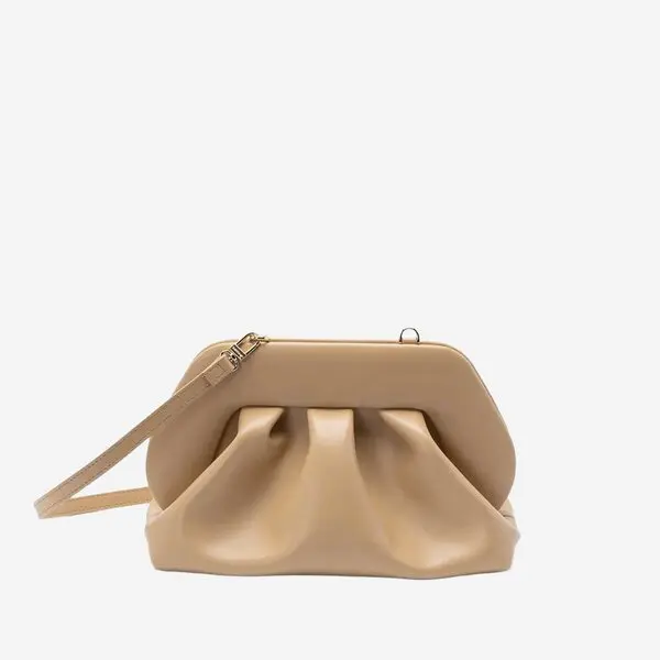 THEMOIRE Tia Vegan Fabric Bag - Beige