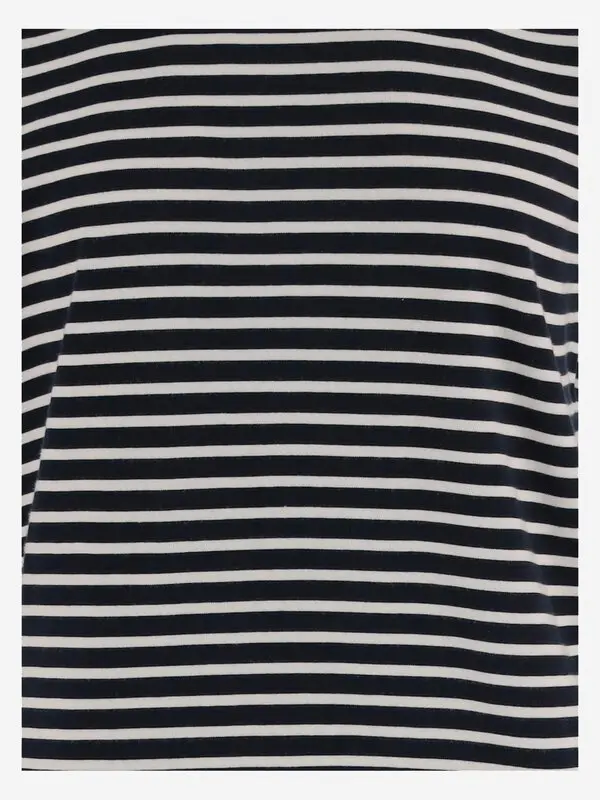 JW Anderson Striped Cotton T-shirt - Red