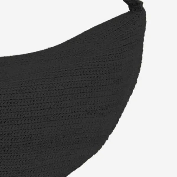 IBELIV Luna Raffia Shoulder Bag - Black