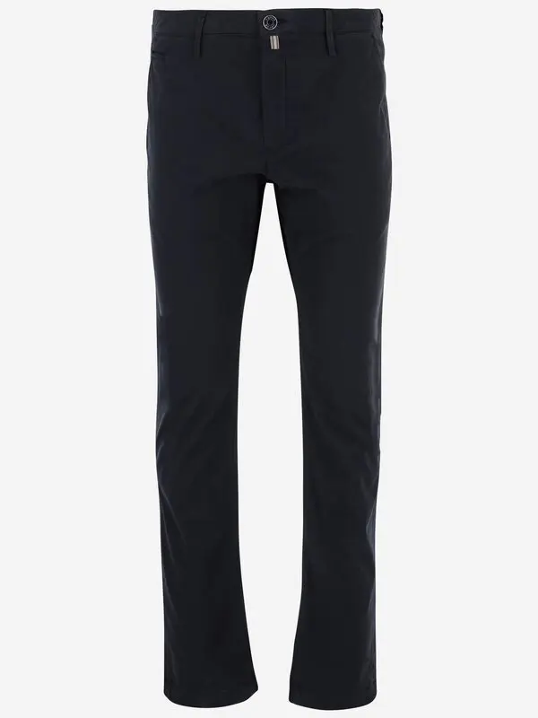 Jacob Cohen Stretch Cotton Blend Trousers
