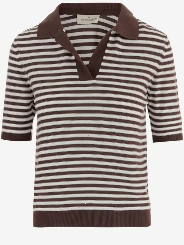 Bruno Manetti Cotton Blend Polo Shirt