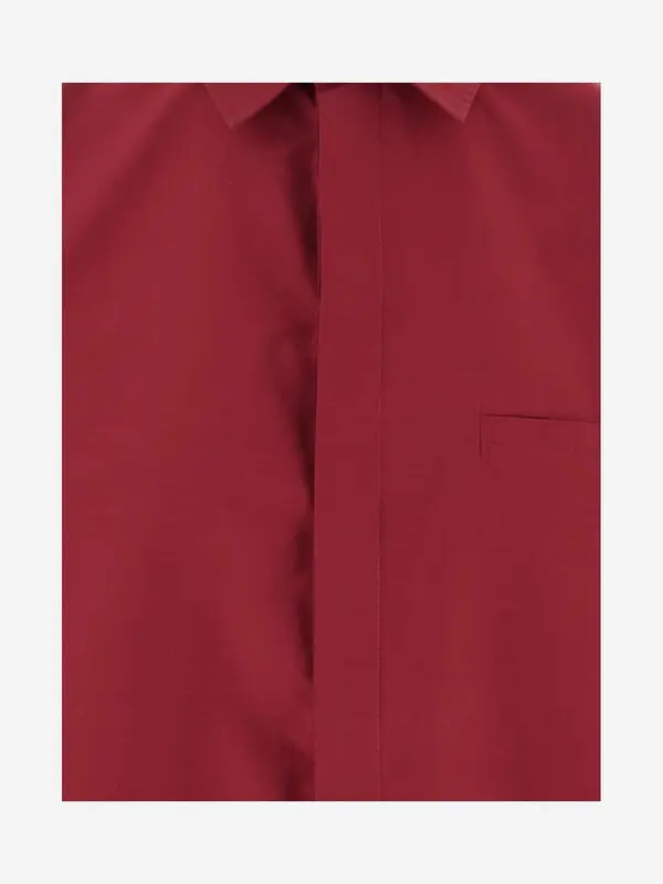 SA SU PHI Cotton Blend Ruffled Back Shirt