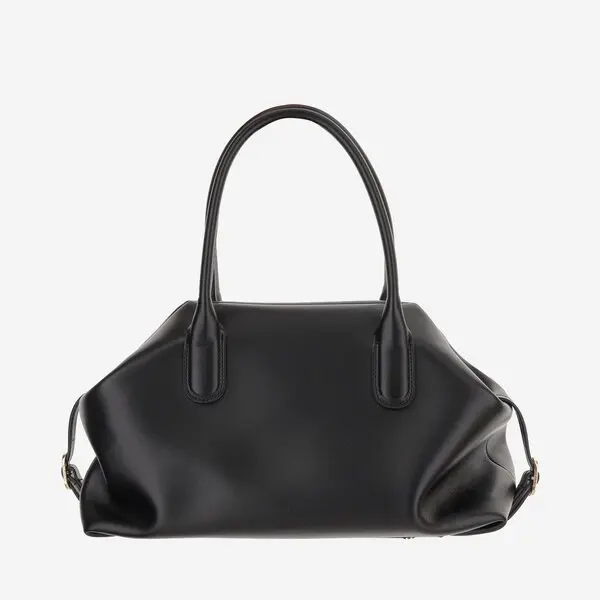THEMOIRE Talia Vegan Fabric Tote - Black