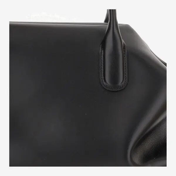 THEMOIRE Talia Vegan Fabric Tote - Black