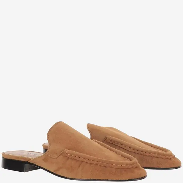 ARMARIUM Suede Mules - Brown