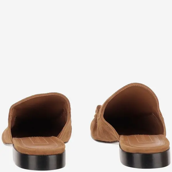ARMARIUM Suede Mules - Brown