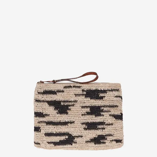 IBELIV Raffia Clutch - Red