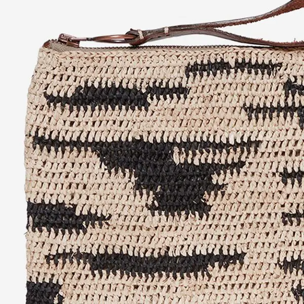 IBELIV Raffia Clutch - Red