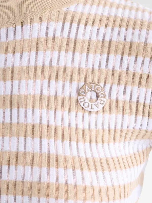 PATOU Striped Cotton Sweater