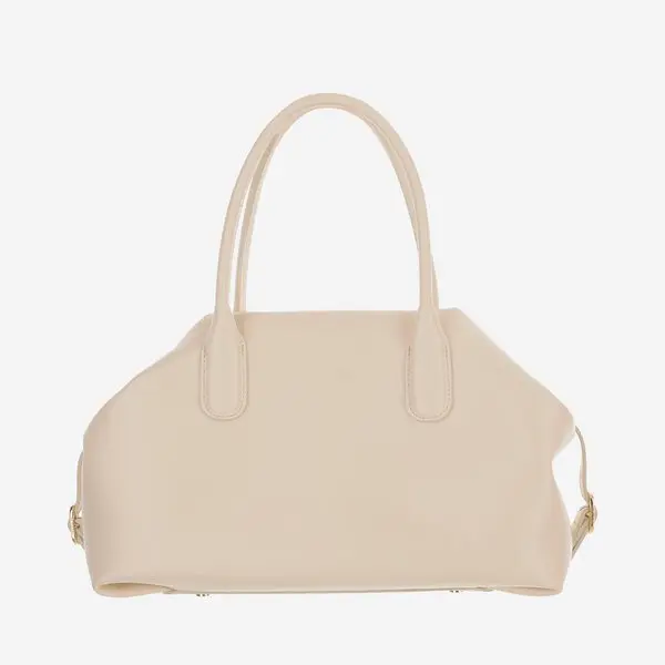 THEMOIRE Talia Vegan Fabric Bag - Ivory