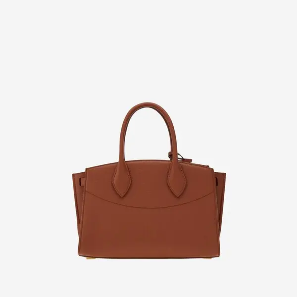 FERRAGAMO Hammered Leather Handbag