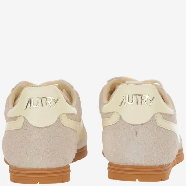 AUTRY Windspin Leather Sneakers - Beige