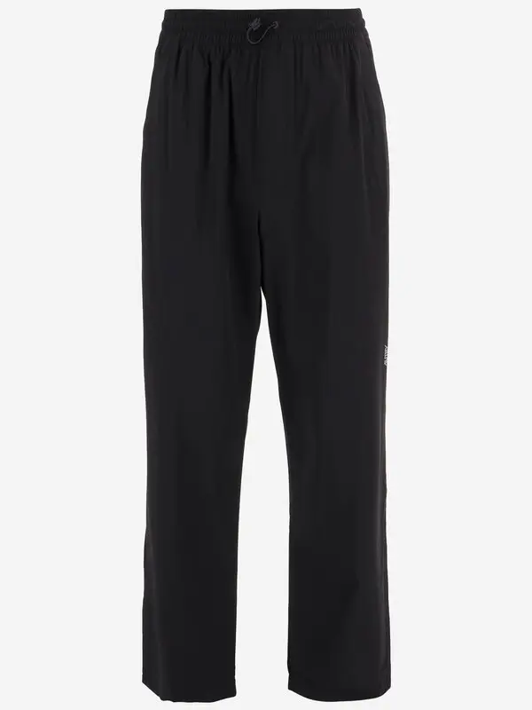 AUTRY Stretch Nylon Pants With Logo - Black