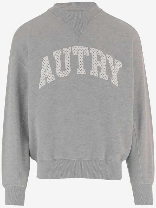 AUTRY Cotton Sweatshirt With Logo