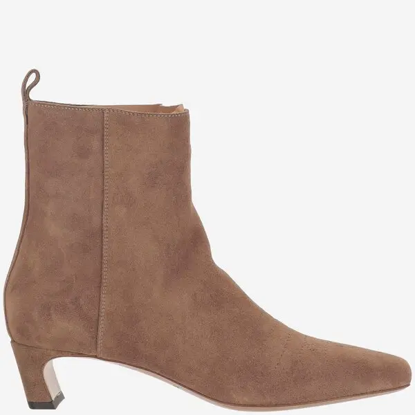 Sartore Suede Ankle Boots - Brown