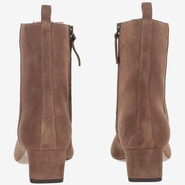 Sartore Suede Ankle Boots - Brown