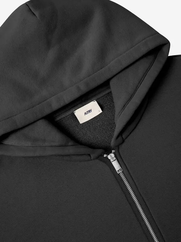AUTRY Cotton Logo Sweatshirt - Black