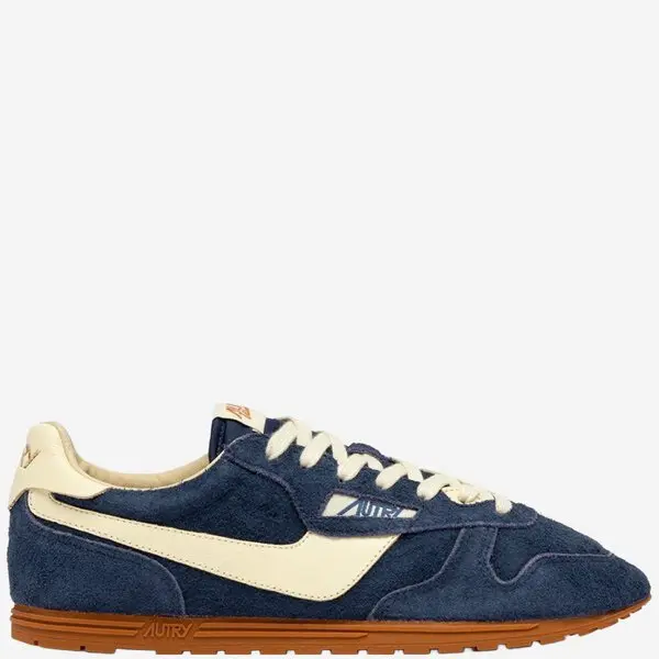 AUTRY Windspin Leather Sneakers - Blue