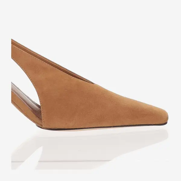ARMARIUM Evelina Suede Slingback - Brown