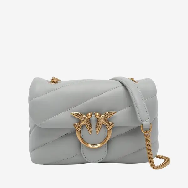 Pinko Love Baby Puff Shoulder Bag - Grey