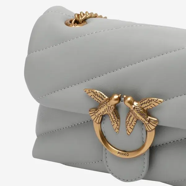 Pinko Love Baby Puff Shoulder Bag - Grey