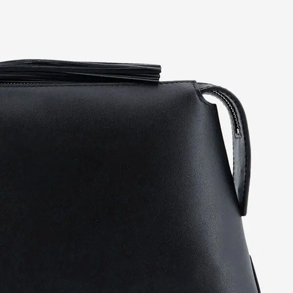 Pinko Leather Beauty Case With Logo
