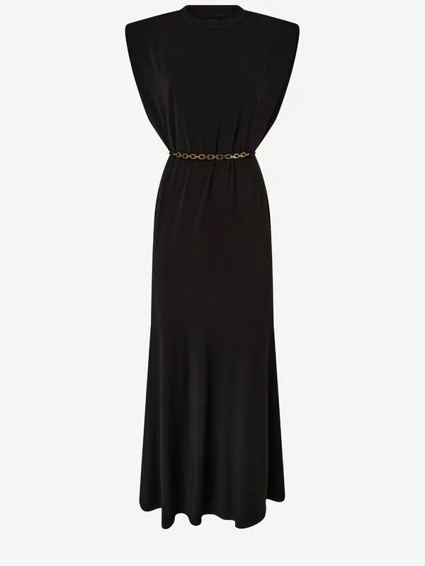 Pinko Sleeveless Dress With Belt