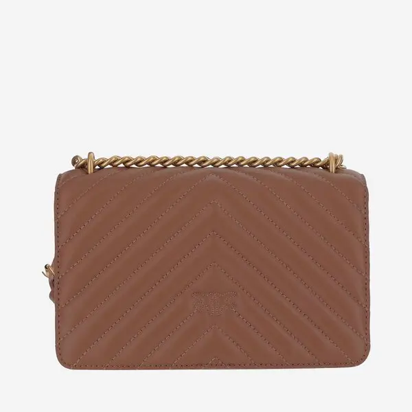Pinko Mini Love One Bag - Brown